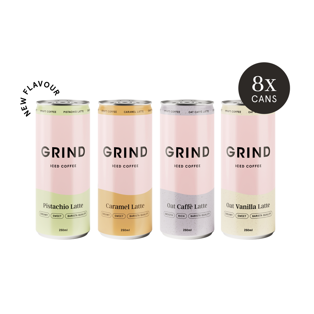 Iced Coffee Cans x8 Pack | Ready to Drink Cans | Grind