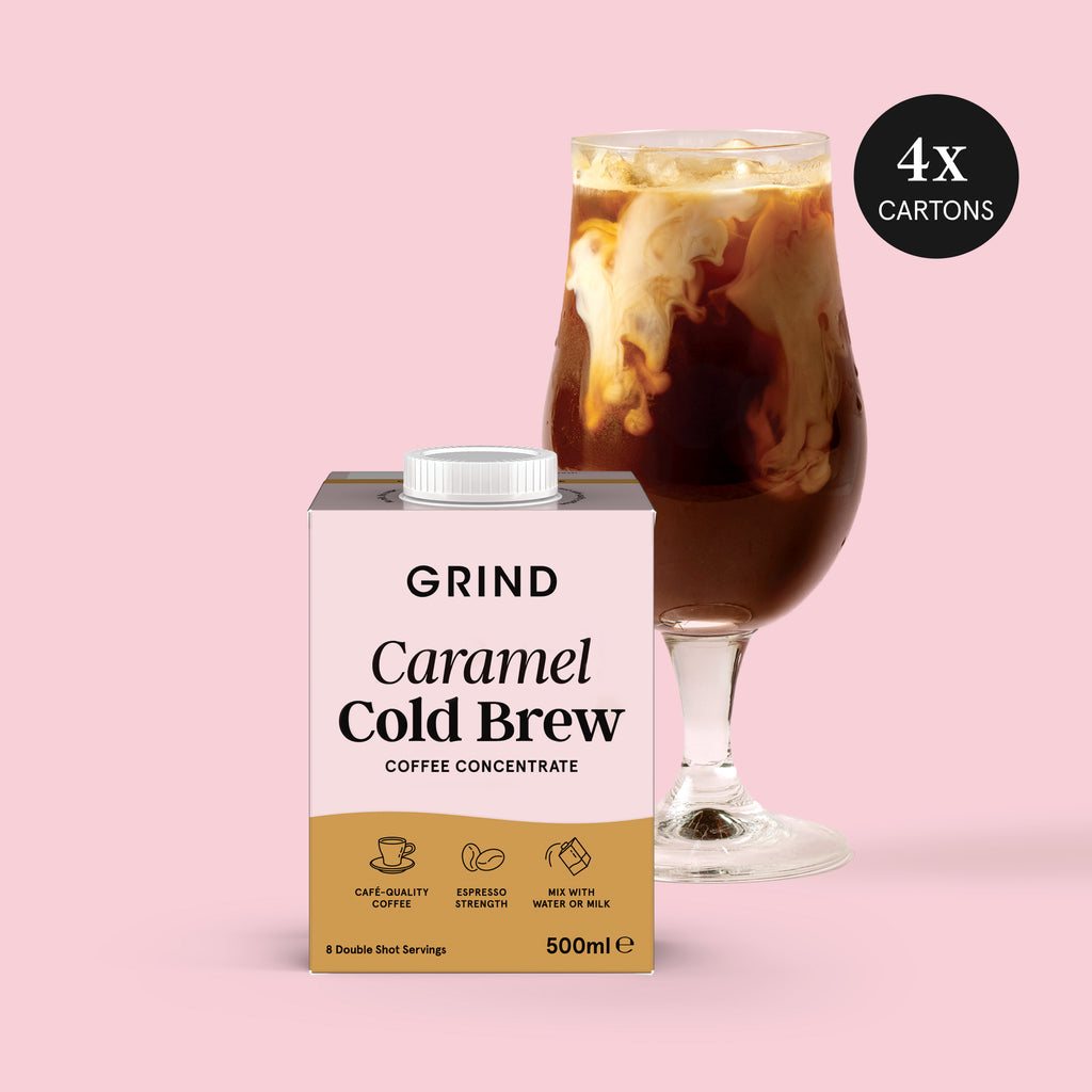 Caramel Cold Brew Concentrate - 4 Pack | 4x 500ml | Grind