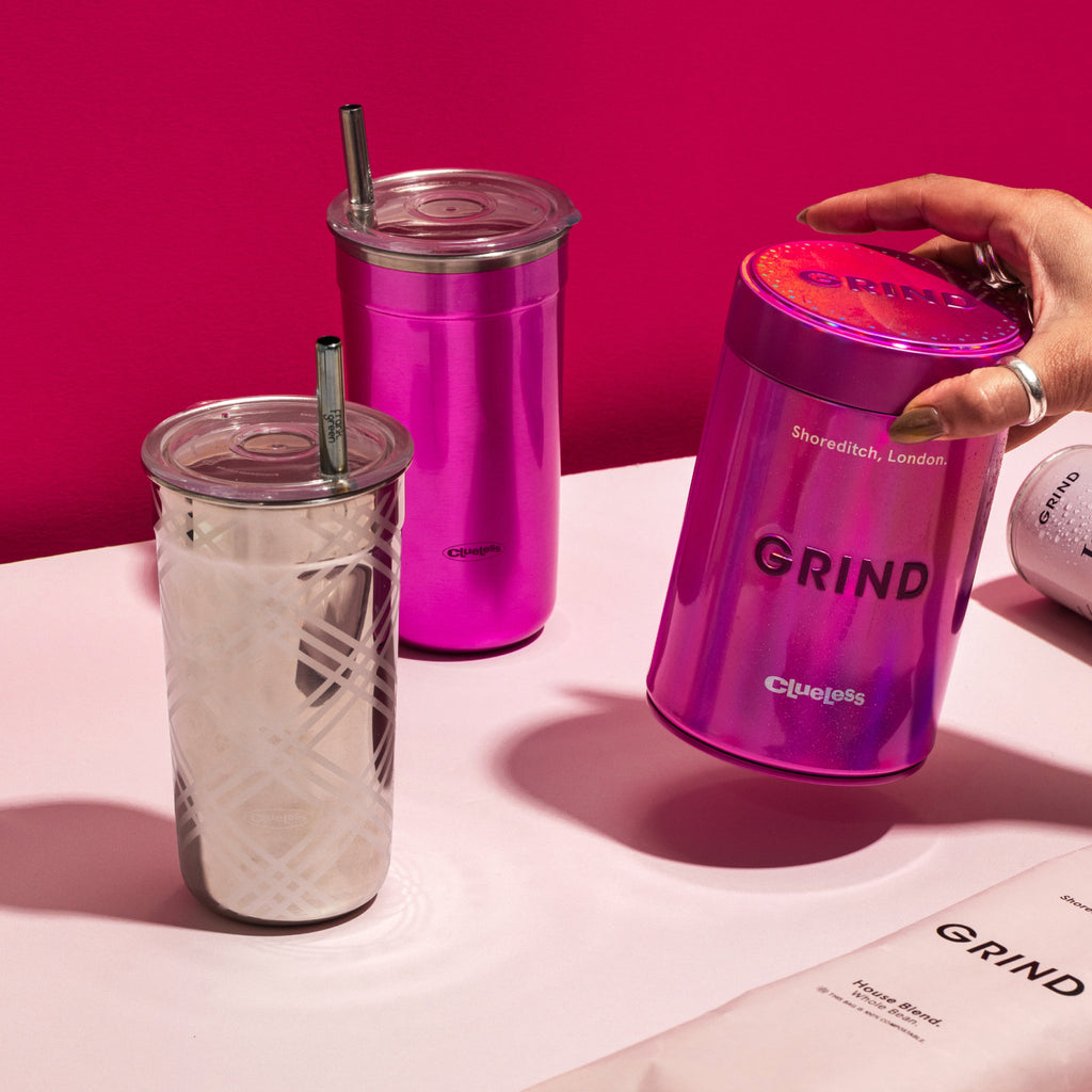 Grind x Clueless Tin & Iced Coffee Cup Bundle | Limited Edition