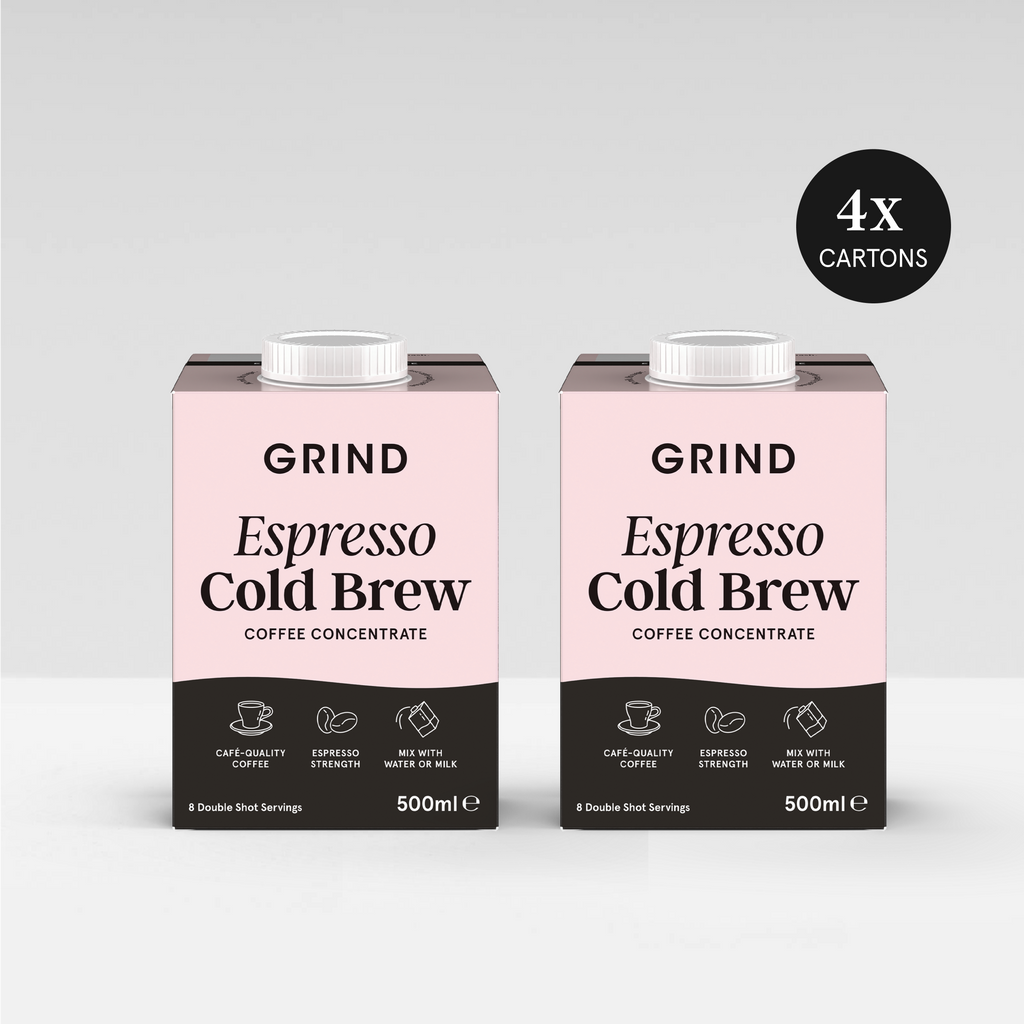 Black Cold Brew Coffee Concentrate - Pack of 4 | x4 500ml | Grind