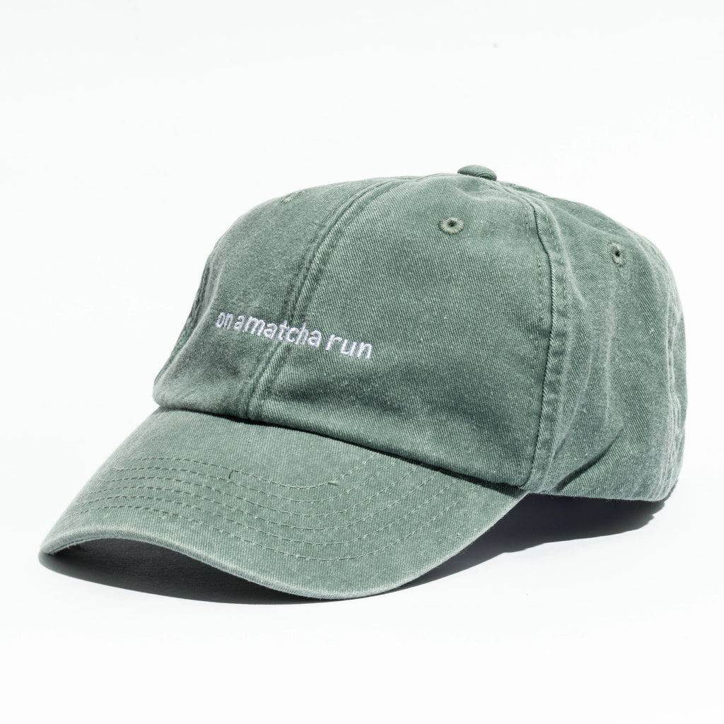 Matcha Run Baseball Cap | Embroidered Baseball Caps | Grind