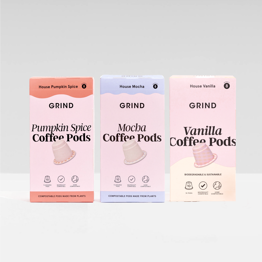 Flavoured Compostable Nespresso® Pod Refills | Sustainable Coffee – Grind