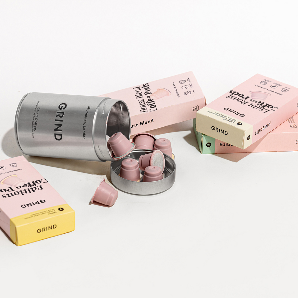 Nespresso Compatible Pods | Compostable Coffee Pods | Grind