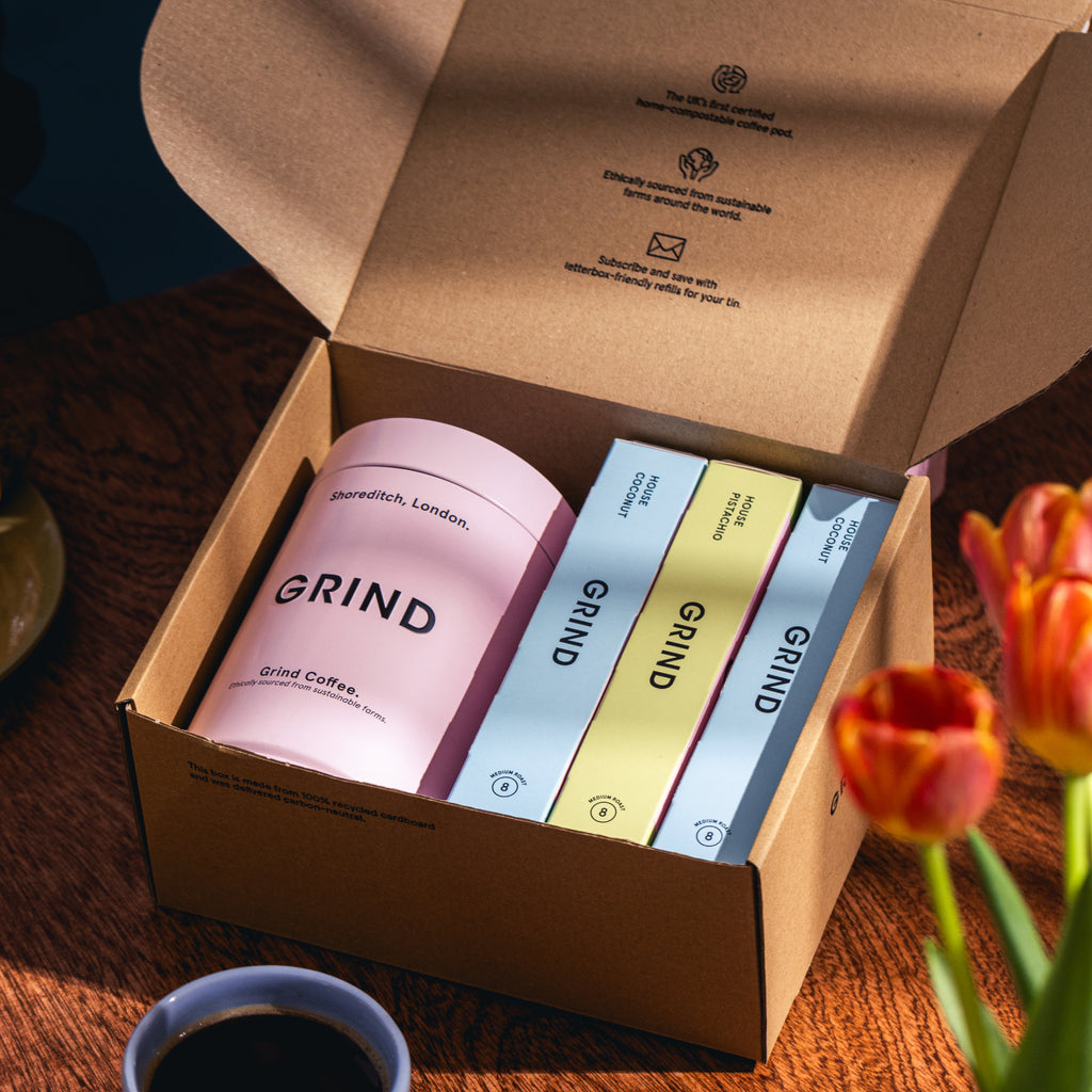 30 Refills of Compostable Coffee Pods | Coffee Pods | Grind