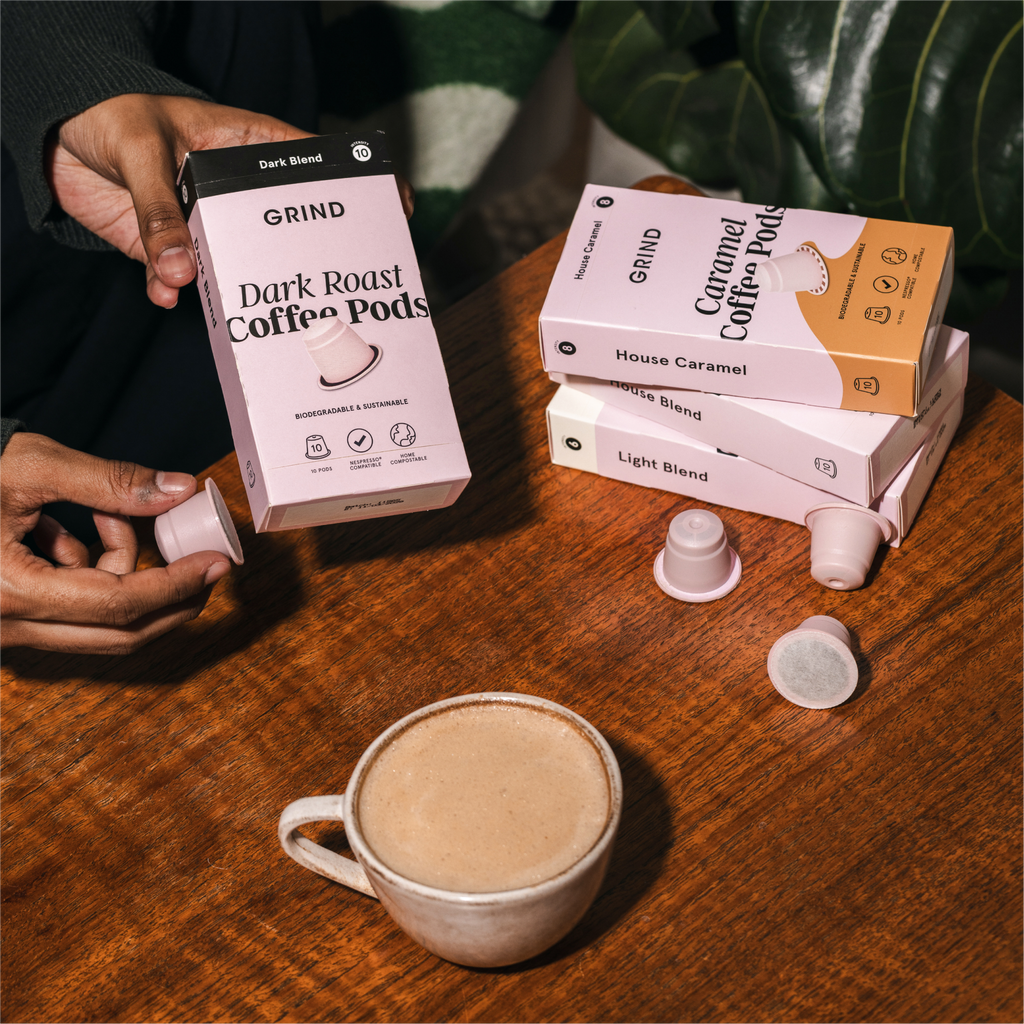 Flavoured Coffee Pod Bundle | Home-Compostable Coffee Pods | Grind